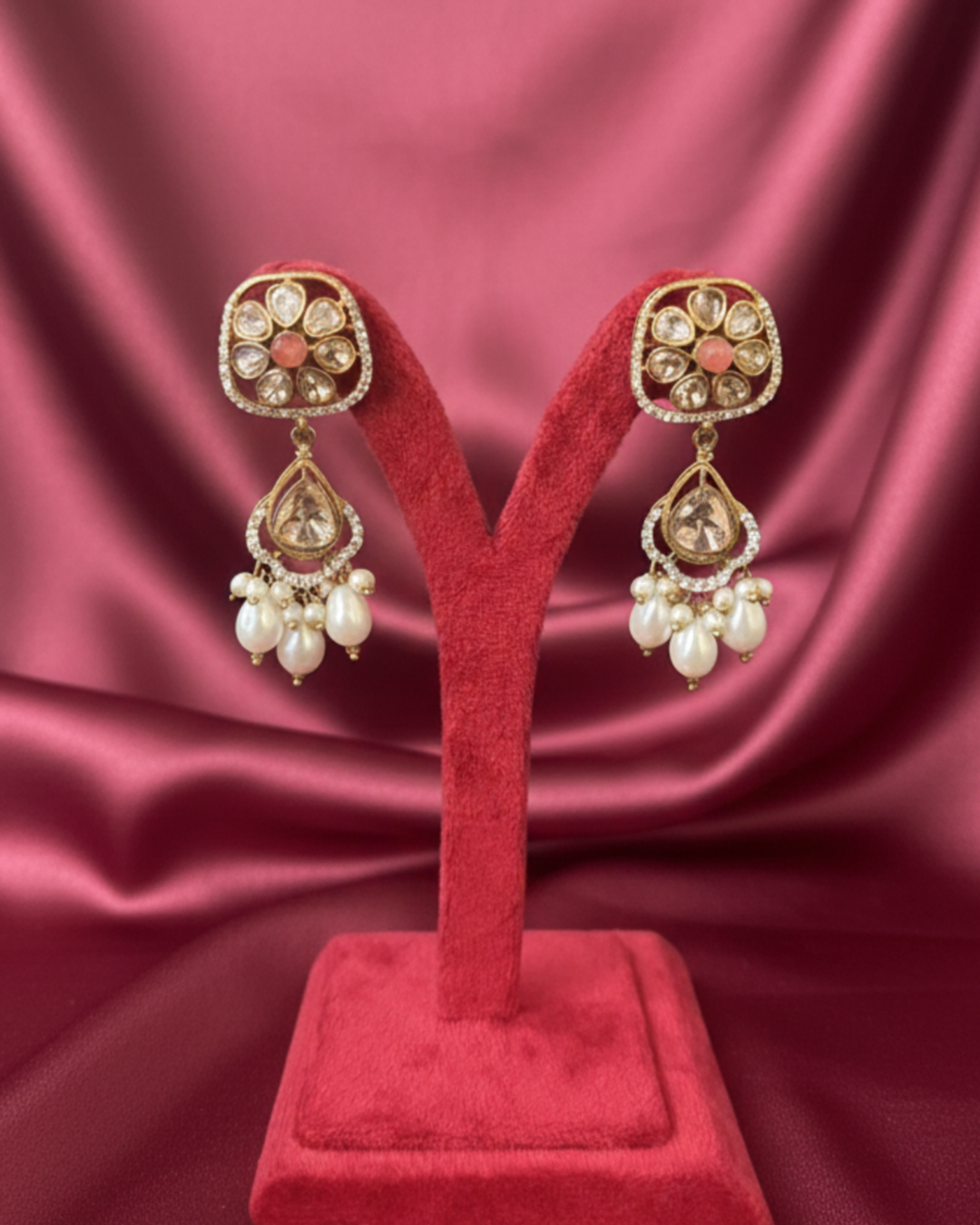Radiant Pearl Earrings – Forever Jewels India